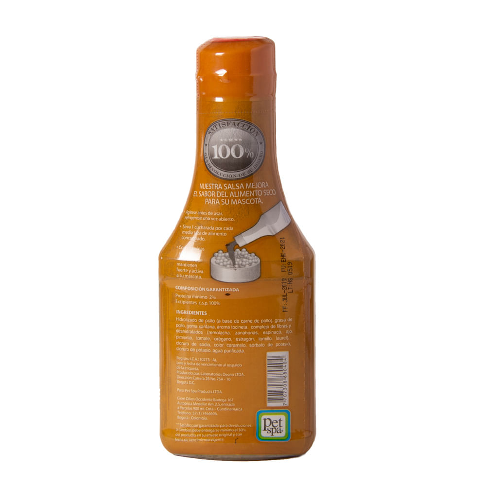 Salsa Para Perro Sabor Pollo - Puppis